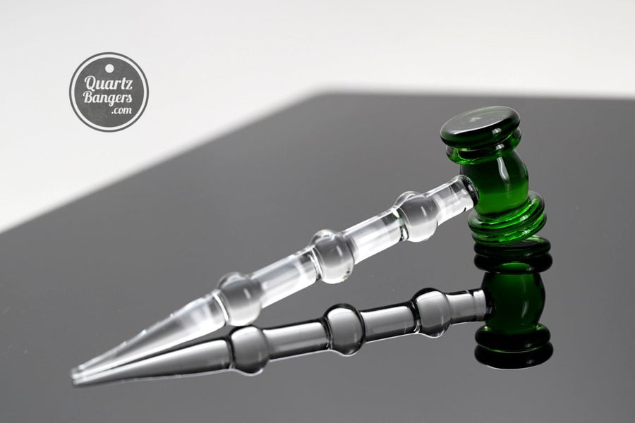 Green Gavel Glass Dabber – Shop the Best Dabbers | QuartzBangers.com